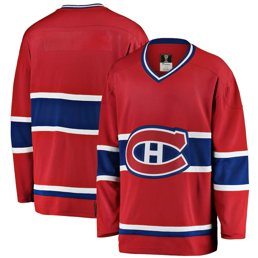 Men's Montreal Canadiens Fanatics Branded Red Premier Breakaway Vintag ...