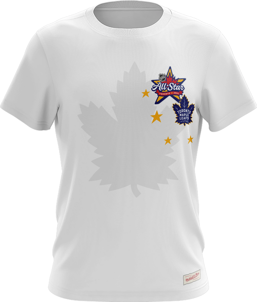 Men's 2024 NHL All Star Mitchell & Ness Star Footprint T Shirt - Toron ...