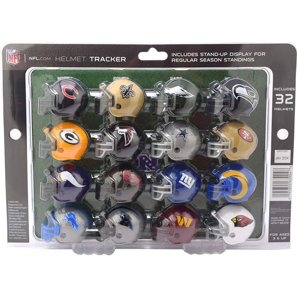 Riddell 32 Piece NFL Helmet Tracker Set - gumball size helmets - All N ...