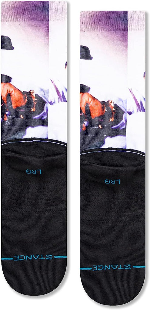 Music Legend Tupac Shakur Makaveli Stance Crew Socks - Size Large ...