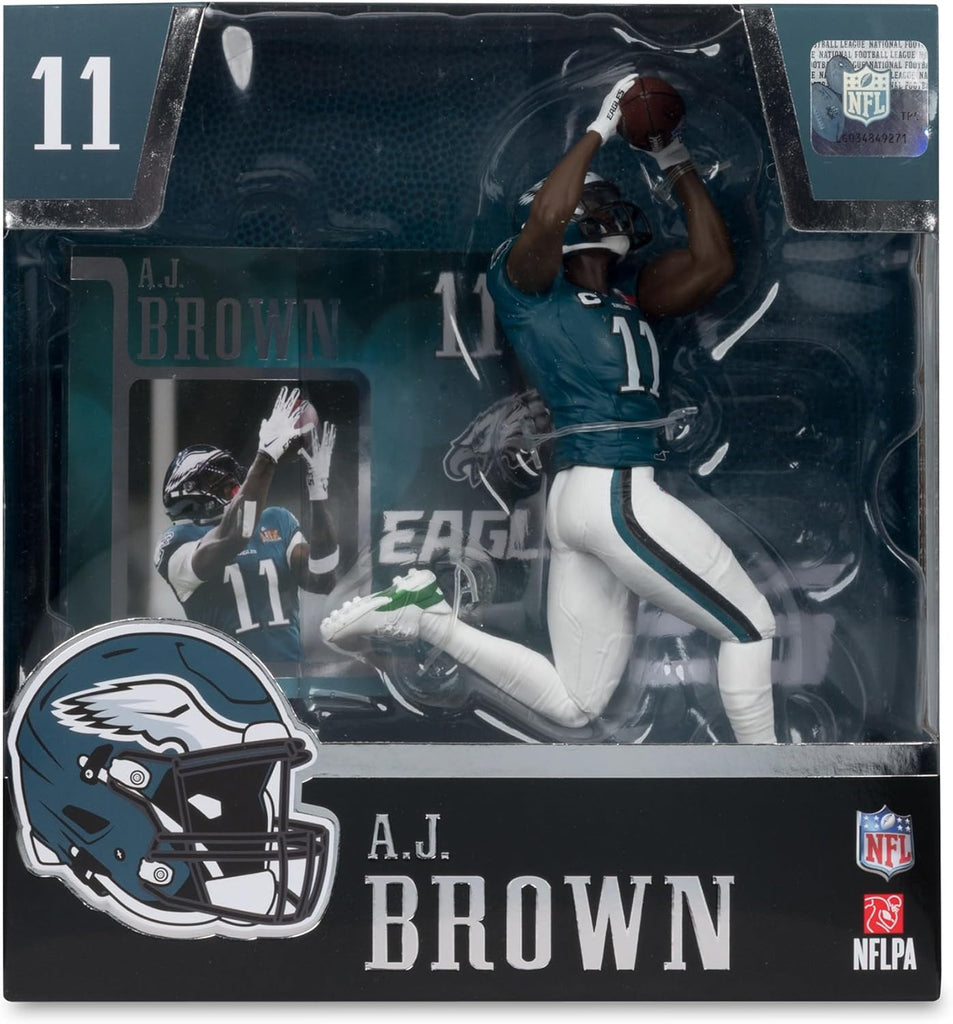 A.J. Brown Super Bowl Edition Philadelphia Eagles NFL 7" Figure McFarl ...