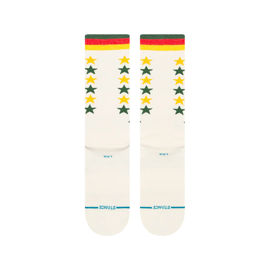 Men's All Star HBCU NBA Basketball Stance Allen Iverson Off White Sock ...