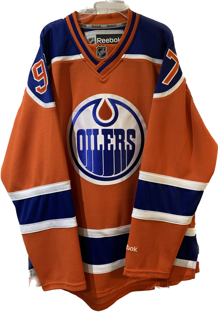 Connor McDavid Signed Edmonton Oilers Rookie Reebok NHL Hockey Jersey ...