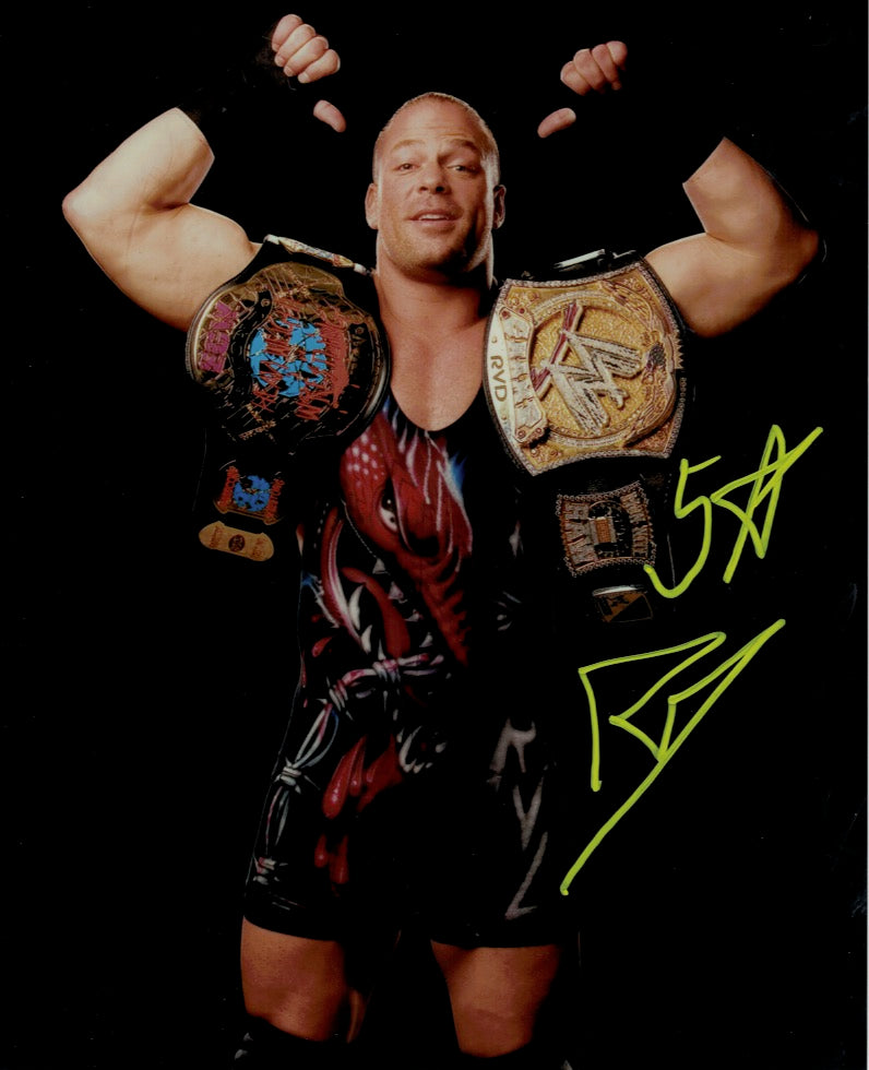 Rob Van Dam RVD WWE Wrestling Superstar Autographed Signed Photoshoot ...