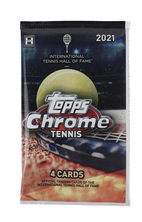 2021 Topps Chrome Tennis Hobby LITE Box 16 Packs per Box, 4 Cards per ...
