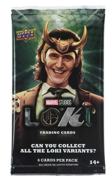 2023 Upper Deck Marvel Studios Loki Hobby Box 15 Packs per Box, 6 Card ...
