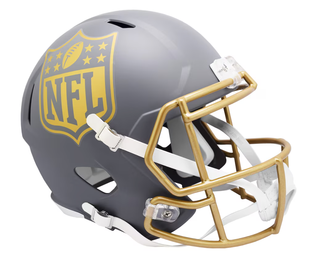 NFL Football Riddell Logo Shield Riddell 2024 Slate Alternate Speed Mi ...