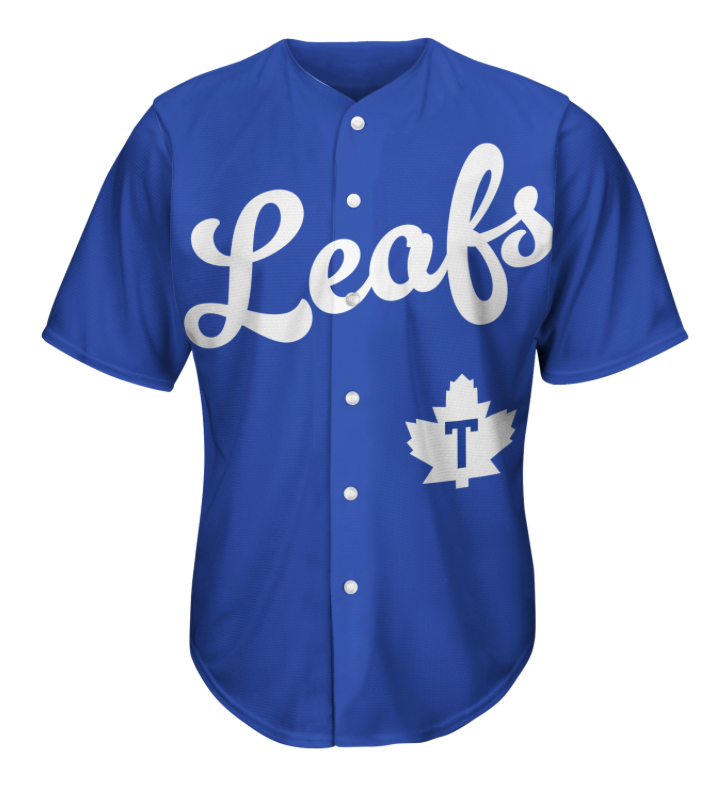 Men's IBL InterCounty Baseball League Toronto Maple Leafs New Era Roya ...