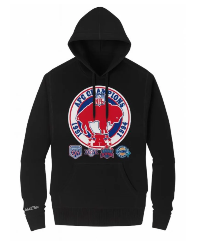 Men's Mitchell & Ness NFL Buffalo Bills AFC Champions 1991-1994 Retro ...