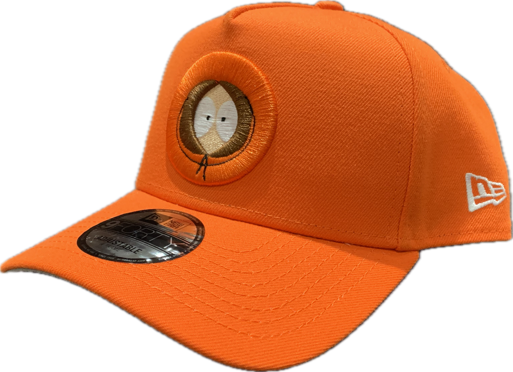 South Park Kenny Character New Era 9Forty A Frame Snapback Hat - Orang ...