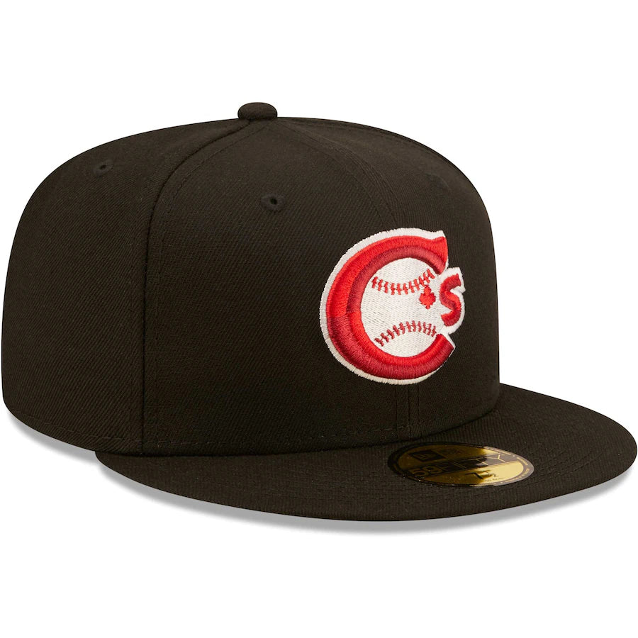 Men's Vancouver Canadians New Era Black Alternate 1 Authentic Collecti ...