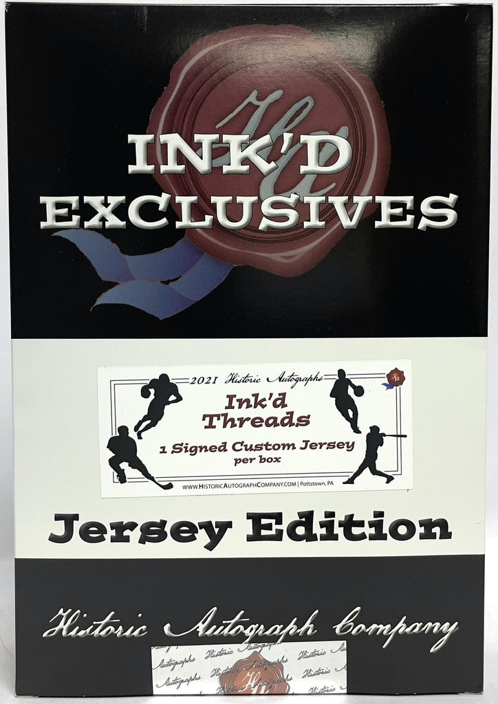 2021 Historic Autographs Ink'd Threads Jersey Edition Hobby Box ...