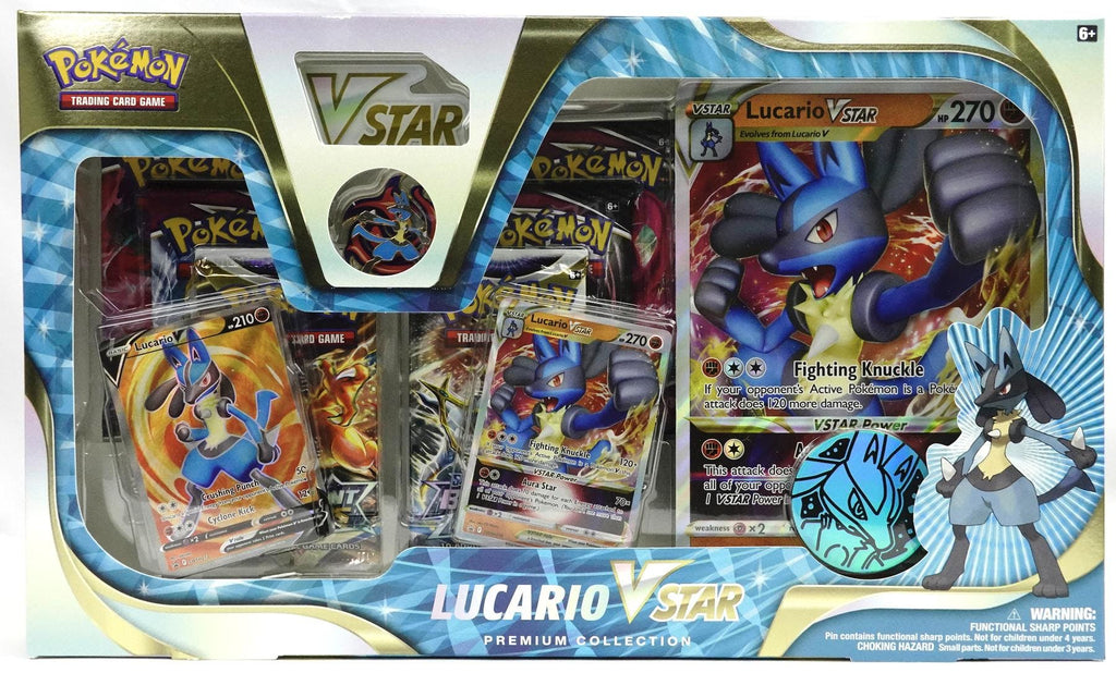 Pokemon Collection Box Pokemon Lucario VSTAR Premium Collection Box ...