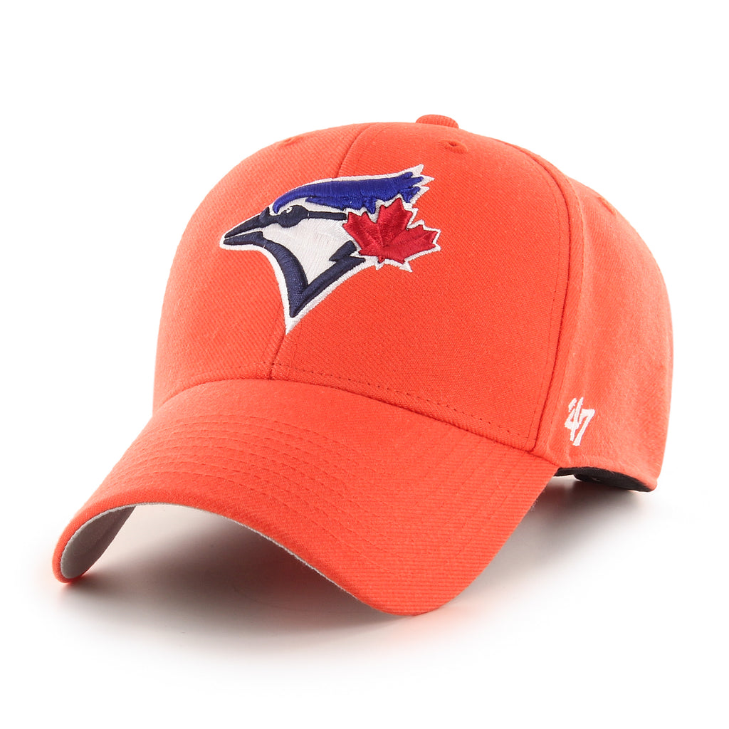Men's Toronto Blue Jays Orange MVP '47 Brand Adjustable Hat One Size F ...