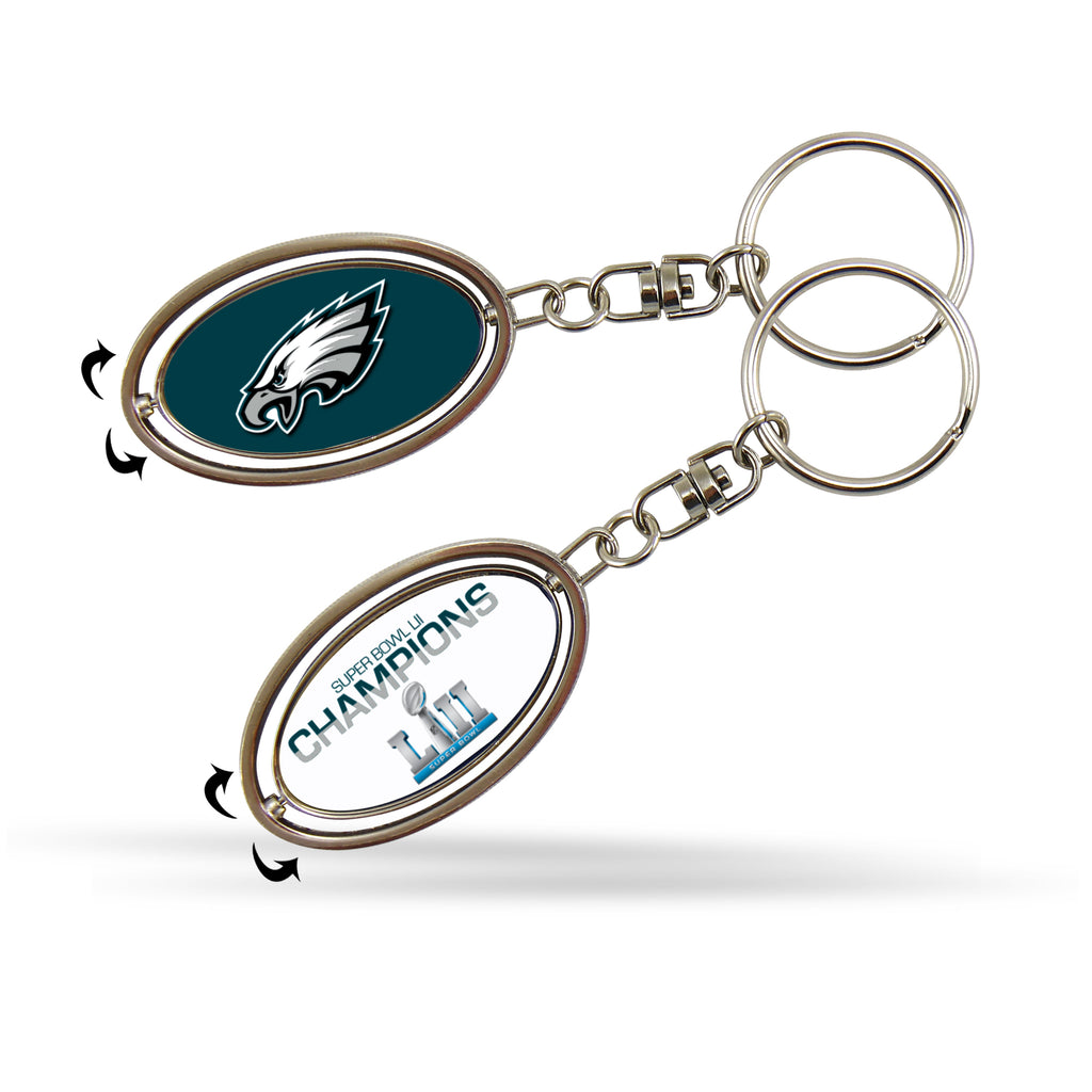 Philadelphia Eagles Super Bowl LII Champions Metal Spinner Key Chain ...