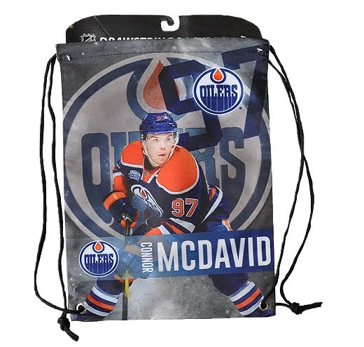 Edmonton Oilers Forever Collectibles NHL Player Drawstring Gym Bag - C ...