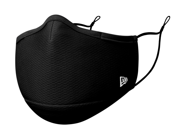 NFL Shield Logo Football New Era Black On-Field Adjustable Face Coveri ...