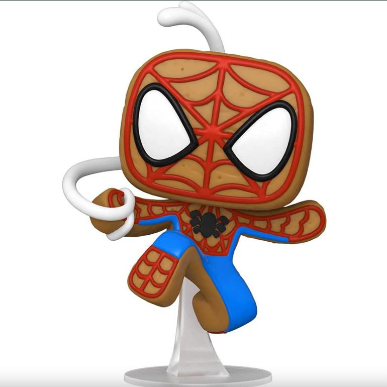 Funko Pop! Marvel: Gingerbread Spider Man # 939 Figure – Bleacher Bum ...