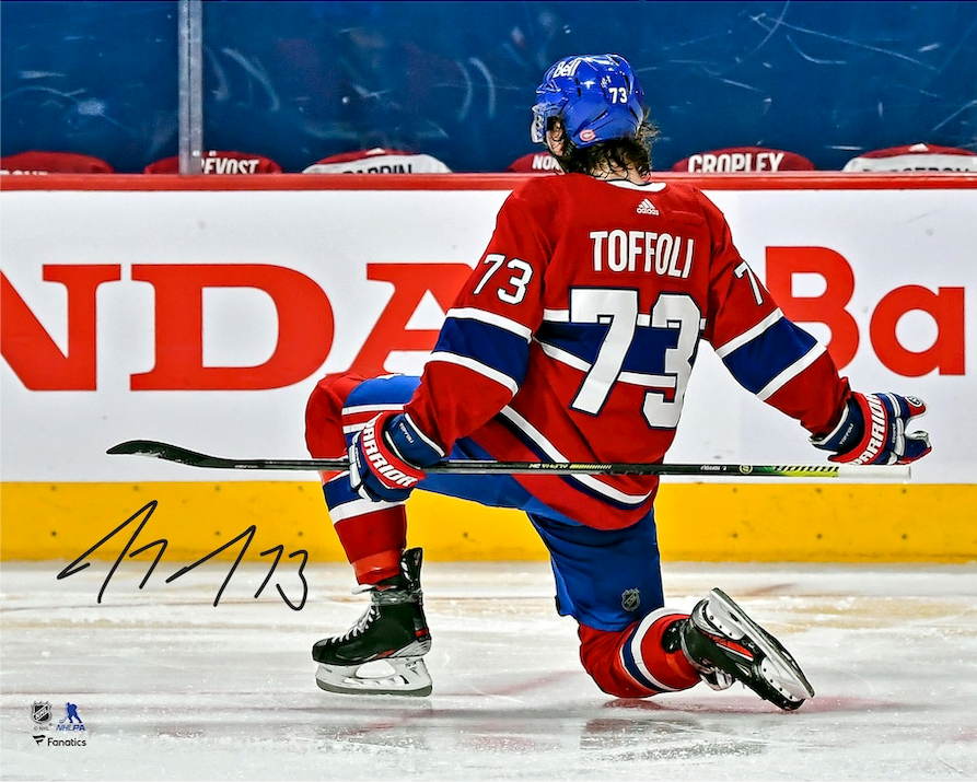 Tyler Toffoli Montreal Canadiens Autographed 8" x 10" Round 2 Series-W ...
