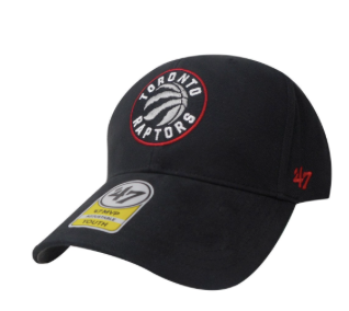 Toronto Raptors 47 Brand Kids Basic Structured Hat MVP Black - Multipl ...