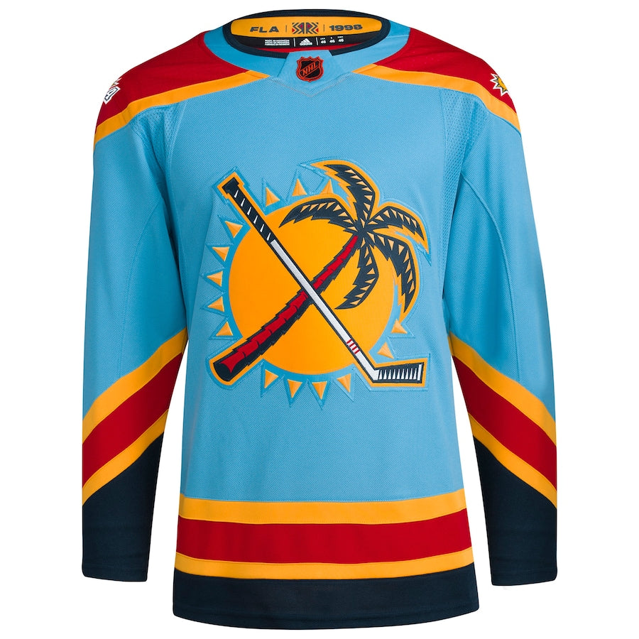 Men's Florida Panthers adidas Light Blue Reverse Retro 2.0 Authentic B ...