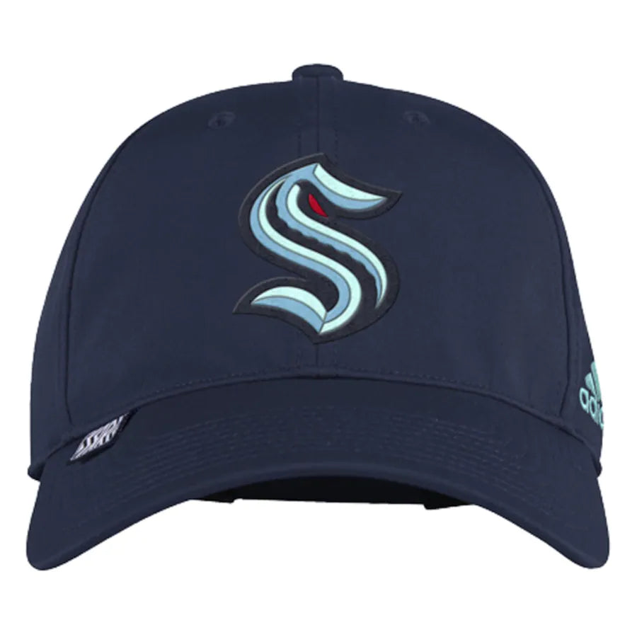 Men's Seattle Kraken adidas Navy Reverse Retro 2.0 - Unstructured Adju ...