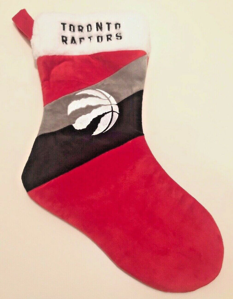 Toronto Raptors NBA Basketball Christmas Plush Stocking Team Logo & Wo ...